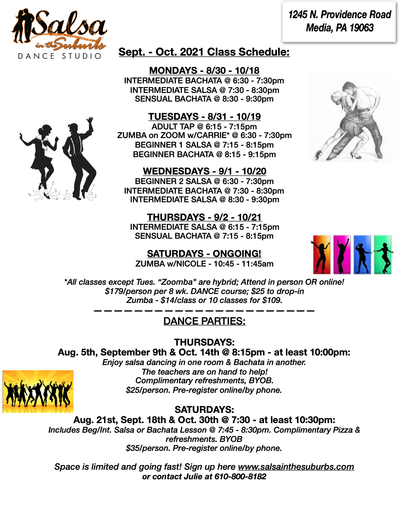 Group Class Start Dates & Schedule